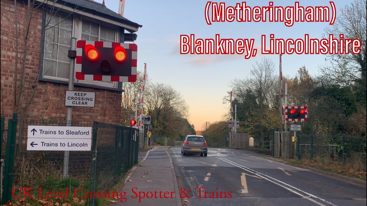 (Metheringham) Blankney Level Crossing, Lincolnshire - YouTube