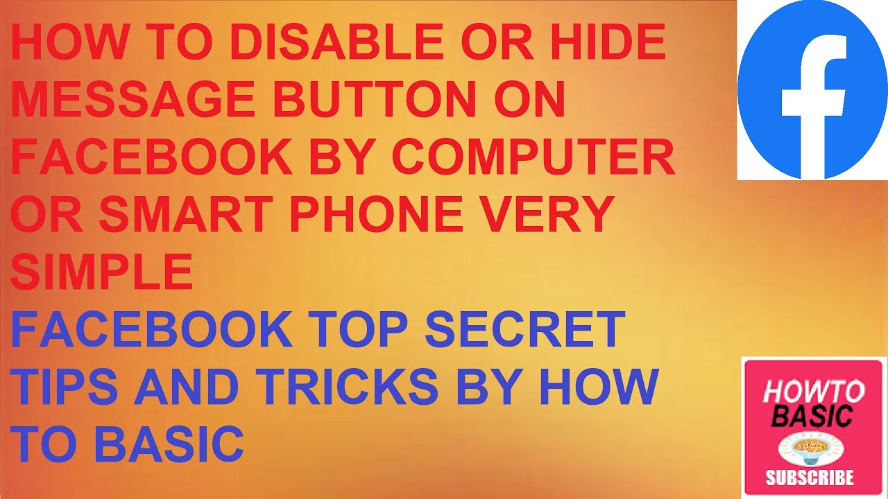 How To Hide Message Button On Facebook Remove Disable Message Option Latest Updated 2021 how-to-hide-message-button-on-facebook-remove-disable-message-option-latest-updated-2021