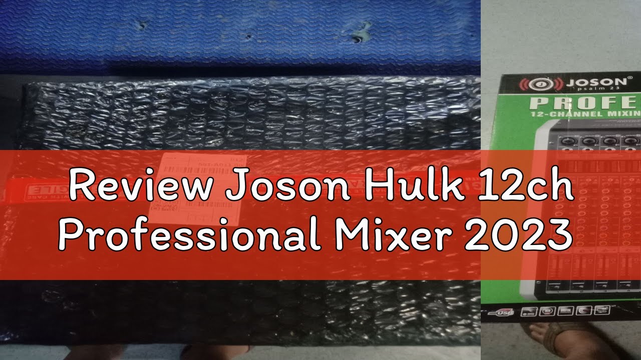 Review Joson Hulk 12ch Professional Mixer 2023 - YouTube