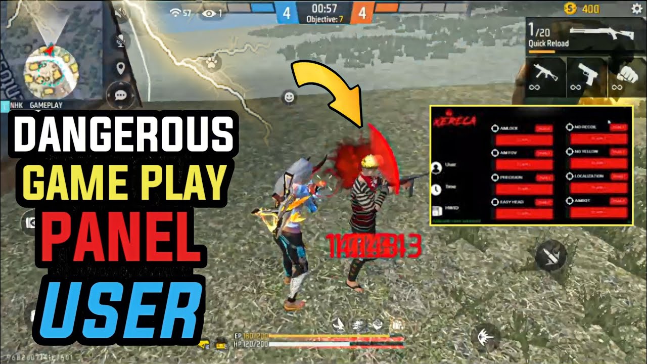EXPOSE PANEL USER 👽 HOW TO PANEL USED FREE FIRE | PC PLAYER 🤬 TAG FF ...