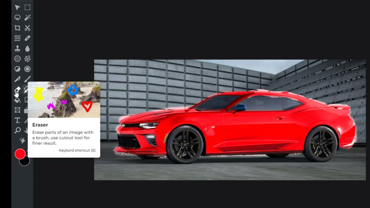 Color Replace Tool Pixlr - YouTube