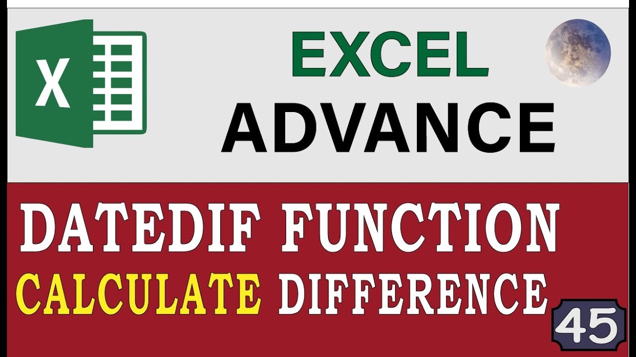Excel Datedif Function Calculate Difference Between Two Dates In Excel 8677