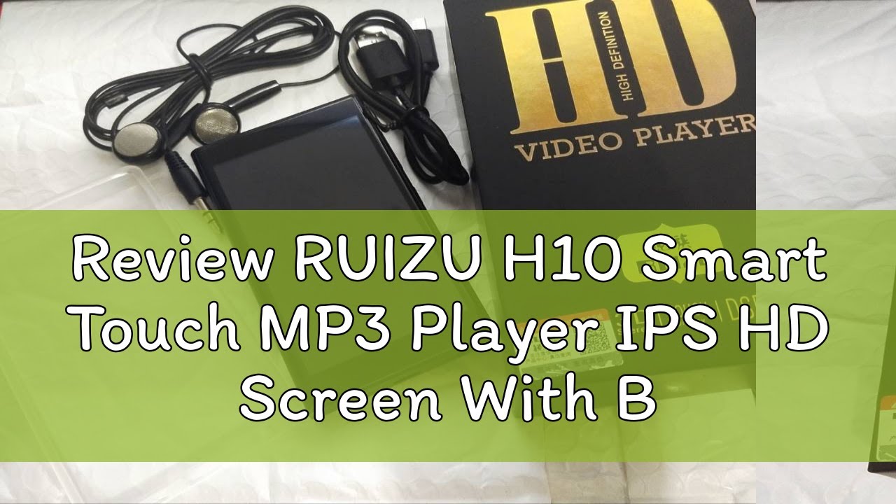 Review RUIZU H10 Smart Touch MP3 Player IPS HD Screen With Bluetooth 5. ...