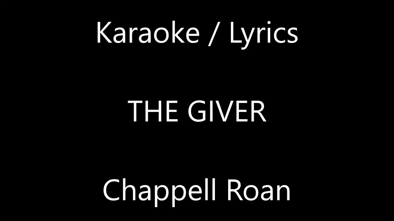 Chappell Roan - The Giver (KARAOKE LYRICS) preview - YouTube