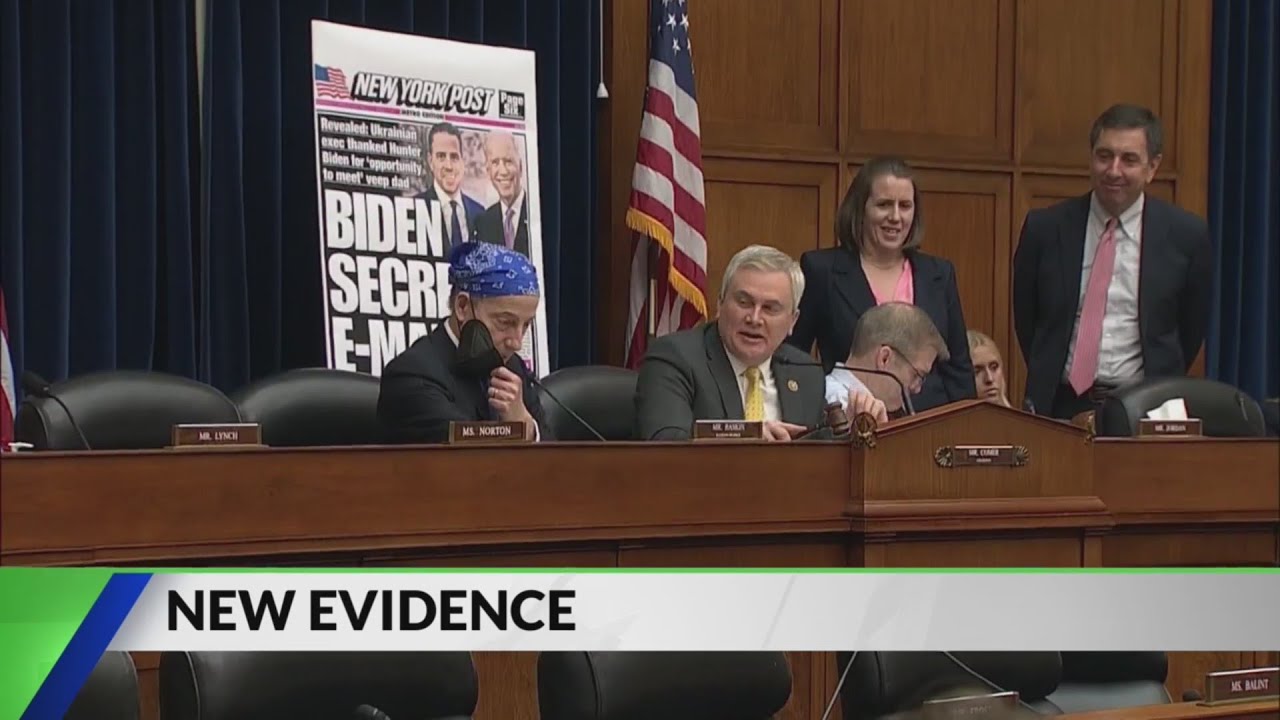 Kentucky Rep. James Comer released new allegations against Biden family ...