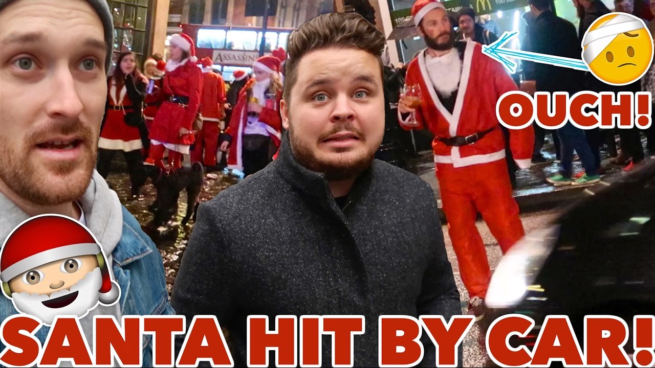 🎅🏼 SANTA HIT BY CAR! 🤕 - YouTube