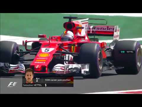 Vettel gp messico 2017 Po po pole Che giro grazie ragazzi - YouTube