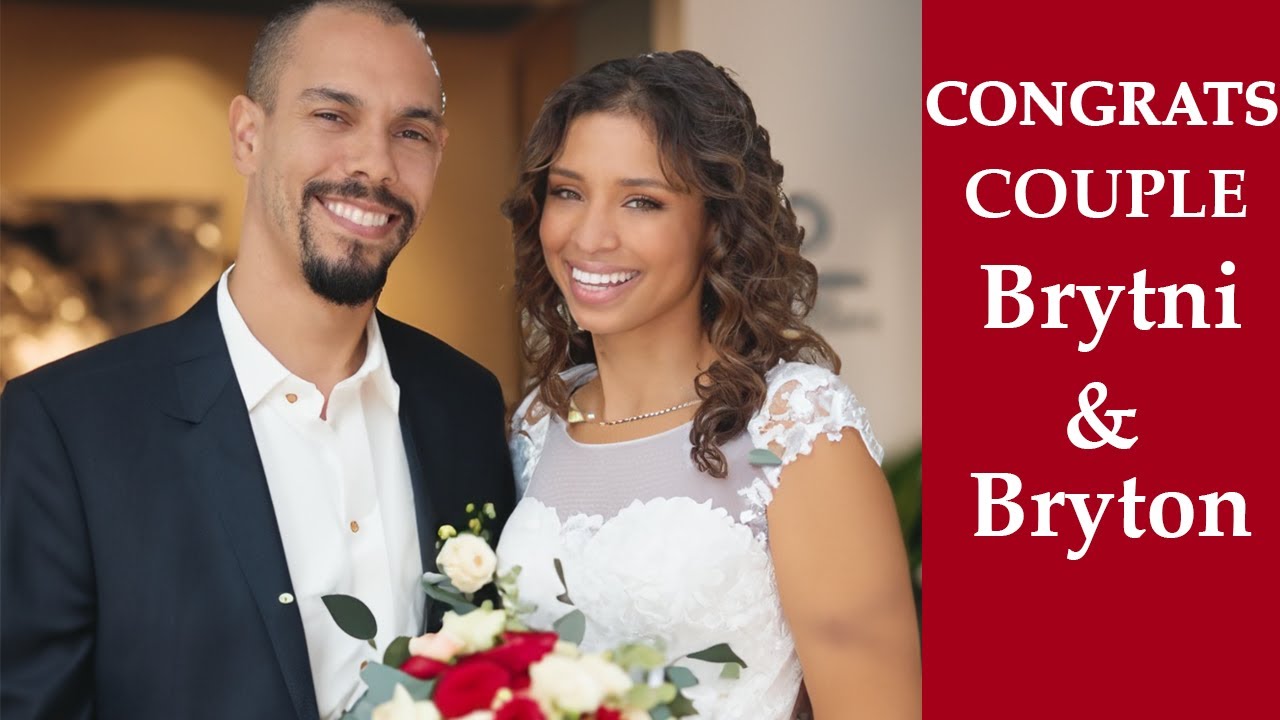 Did Brytni Sarpy secretly marry to Y&R star Bryton James? - YouTube