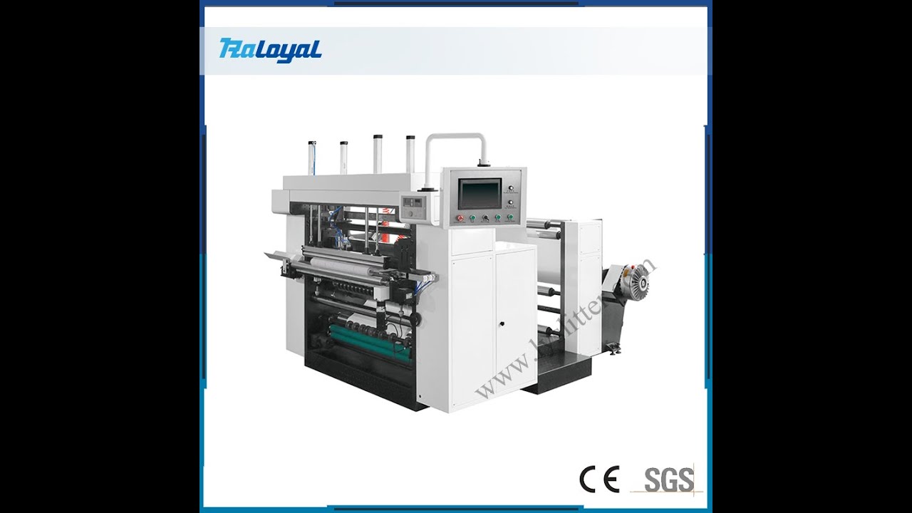 200m/min Semi Automatic Thermal Paper/ATM Paper/POS Roll Slitting ...
