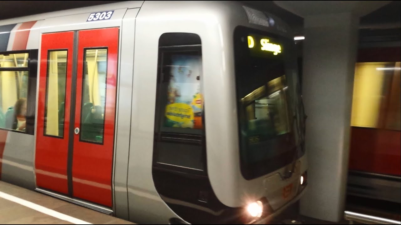 RET Metro 2x 3*Type B (waarvan 5 rijtuigen met R-net) aankomst+vertrek ...