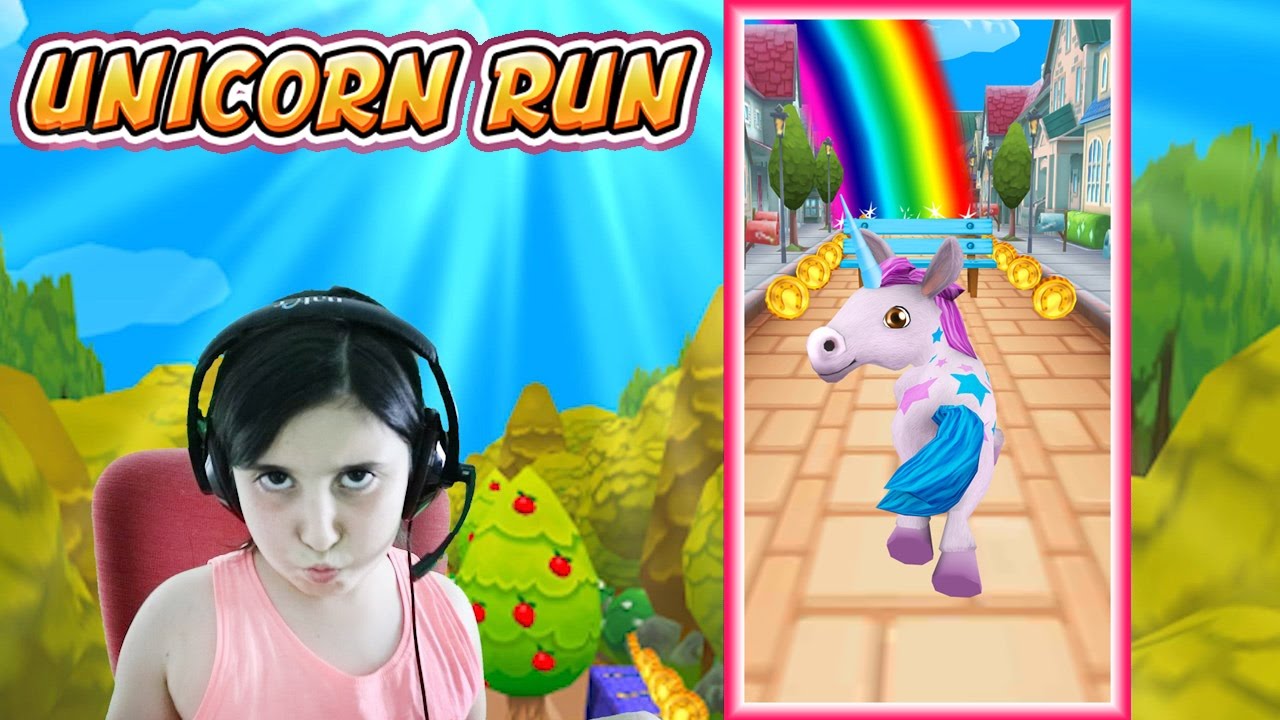 Unicorn Runner 3D App Gameplay - YouTube