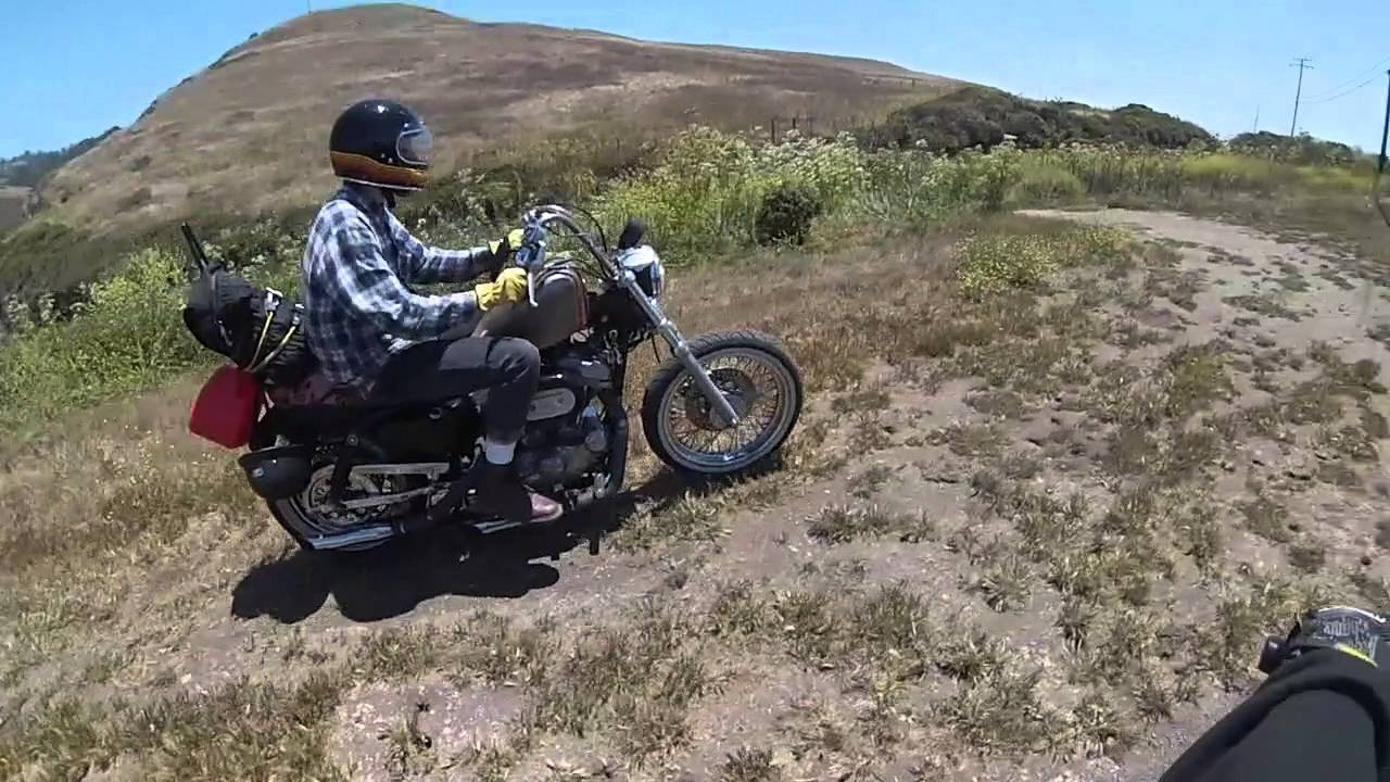 Harley Davidson Off Road with Yamaha FZ6 - YouTube