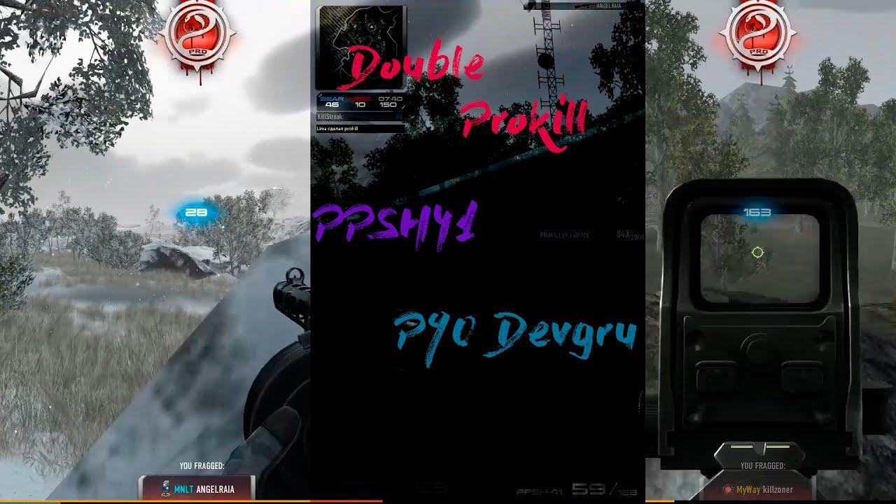 Contract Wars - Double PROKILL | PPSH41&P90 DEVGRU - YouTube