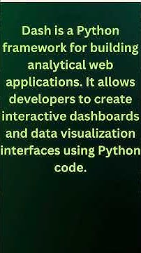 Dash: Analytical Web Apps - YouTube