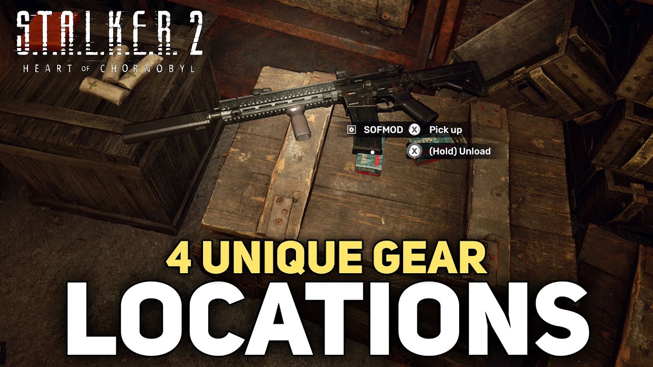 How To Get Special Weapon, Weird Flower & SOFMOD Gun (Unique Gear ...