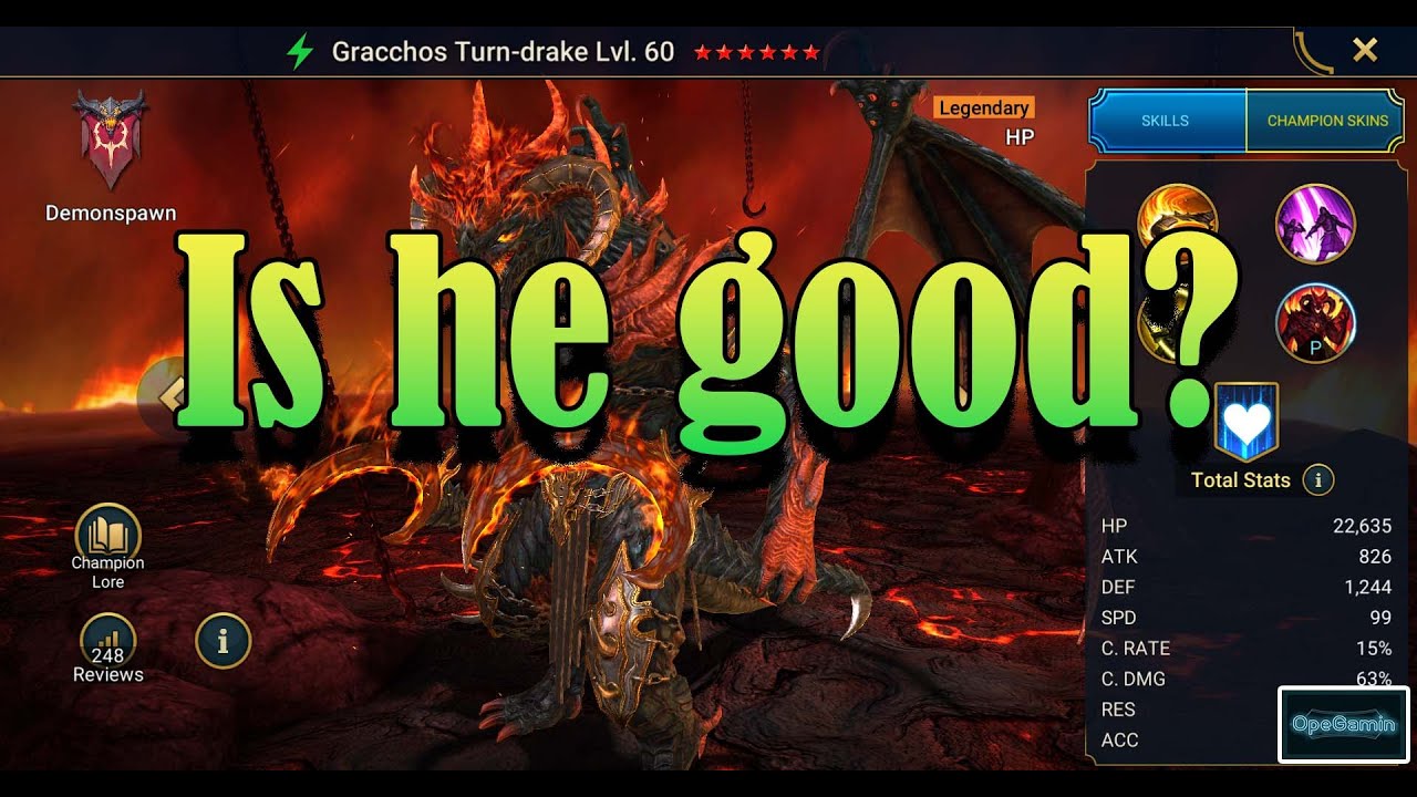 Gracchos Turn-Drake [Raid: Shadow Legends] - YouTube