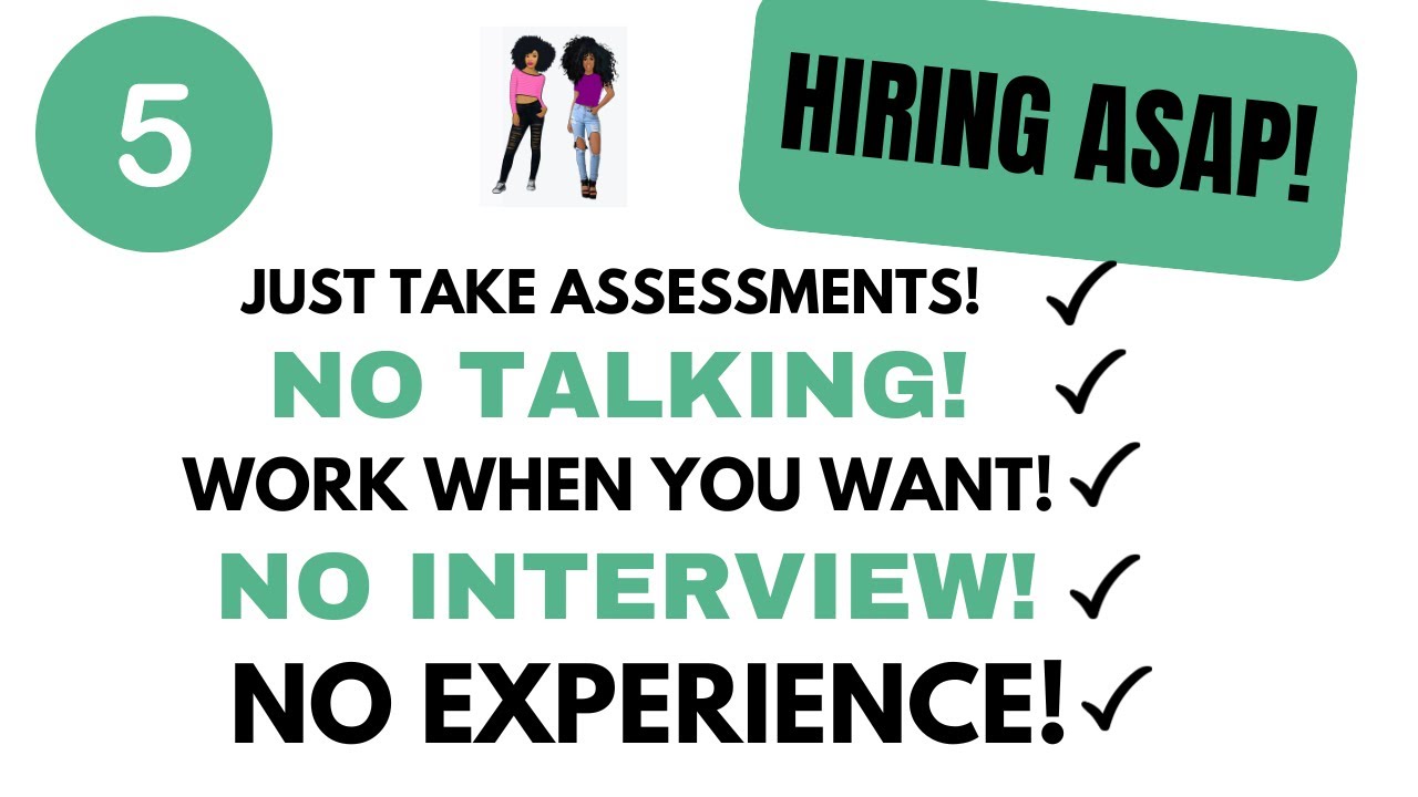 5 No Phone No Experience No Interviews Work When You Want Part Time ...