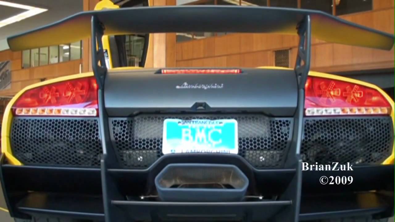 Lamborghini Murcielago LP670-4 SV Engine Start - YouTube