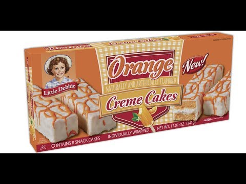 Little Debbie Orange Cream Cakes Review - YouTube
