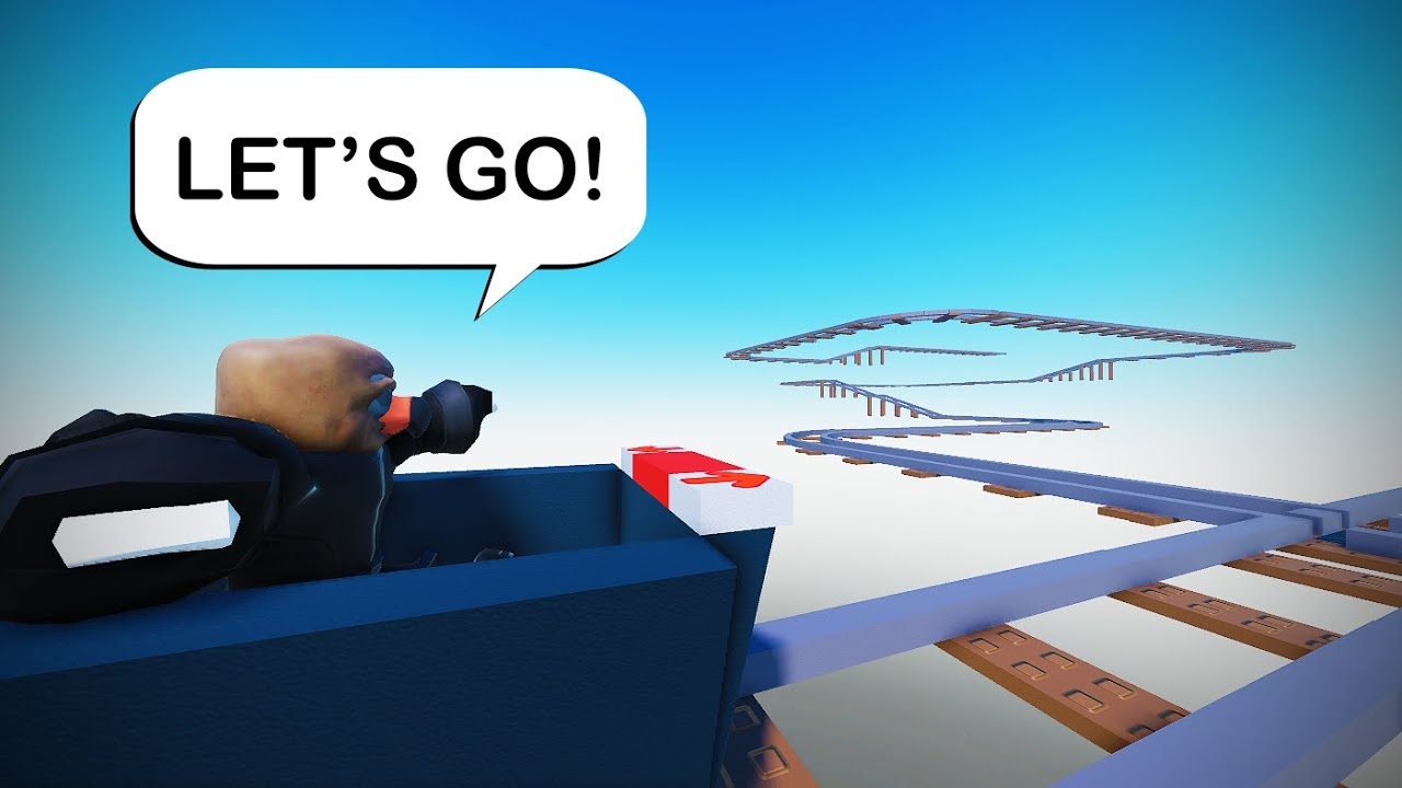 Roblox cart ride into NOTHING !!! - YouTube