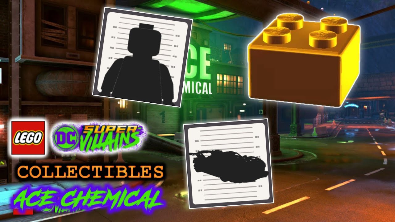 LEGO DC Super-Villains || Collectibles: Ace Chemical - YouTube