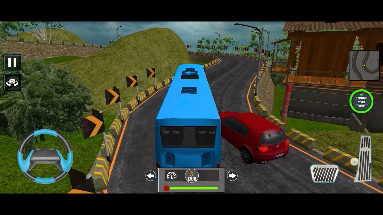 Too Fast - Bus Racing & Chasing | Dangerous Overtaking On Narrow Road ...