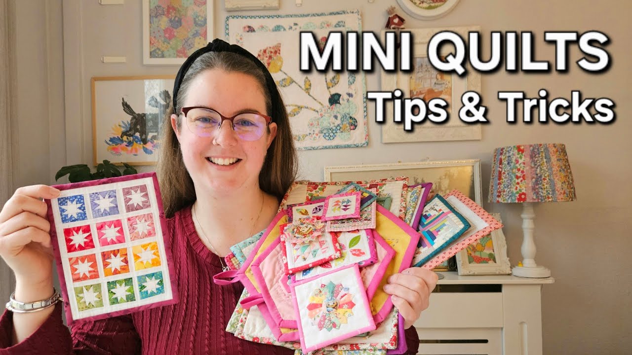 MINI QUILTS that I've made | FPP & EPP | Tips & Tricks - YouTube