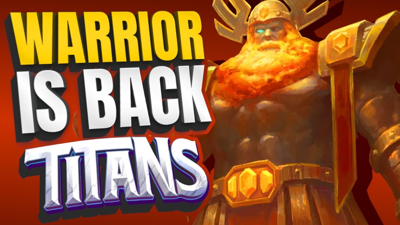 WARRIOR IS BACK!* Control Warrior feat. Odyn Win Condition! | TITANS ...