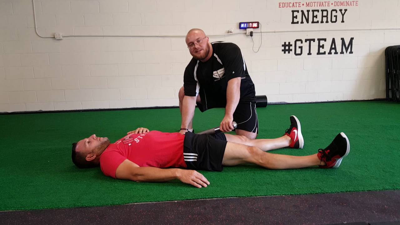 Boomstick Myofascial Release on Quads - YouTube