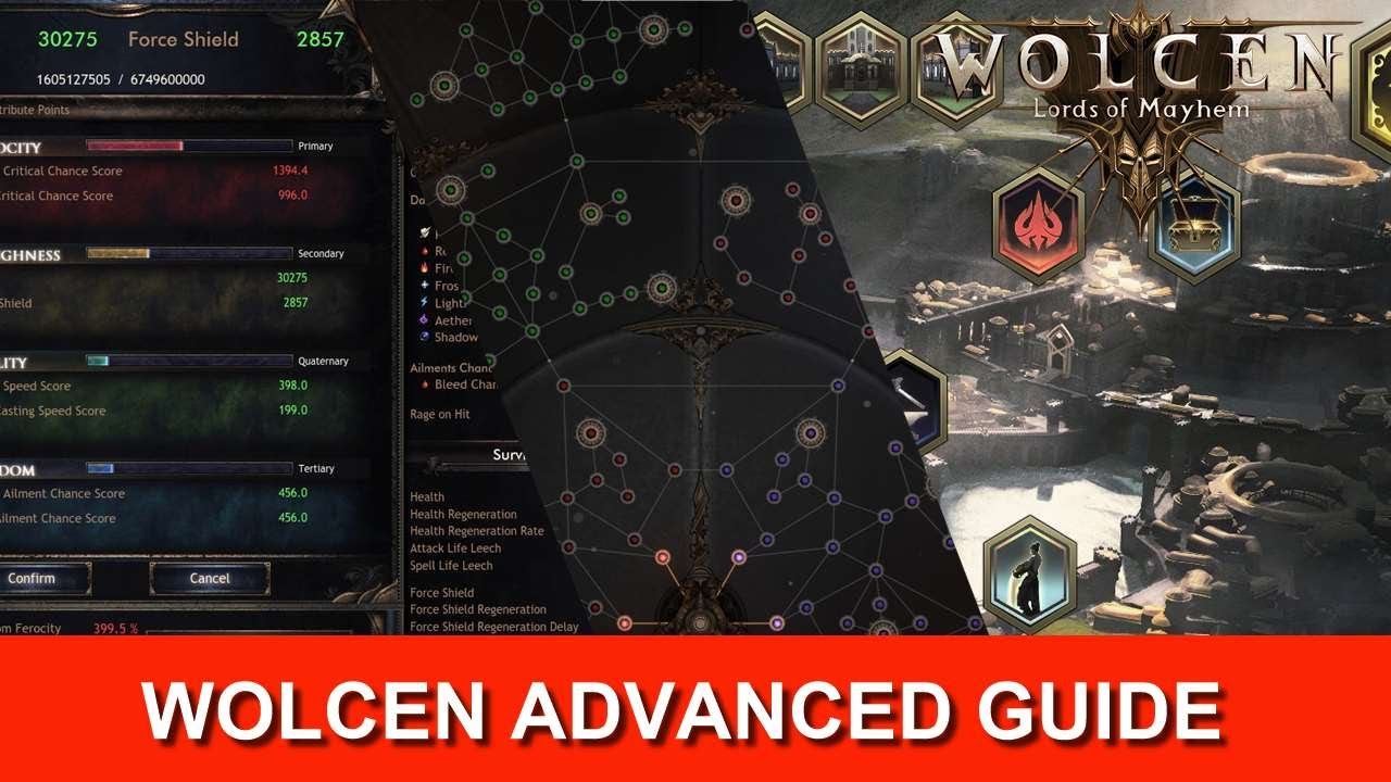 WOLCEN ADVANCED GUIDE | PATCH 1.0.10 - YouTube