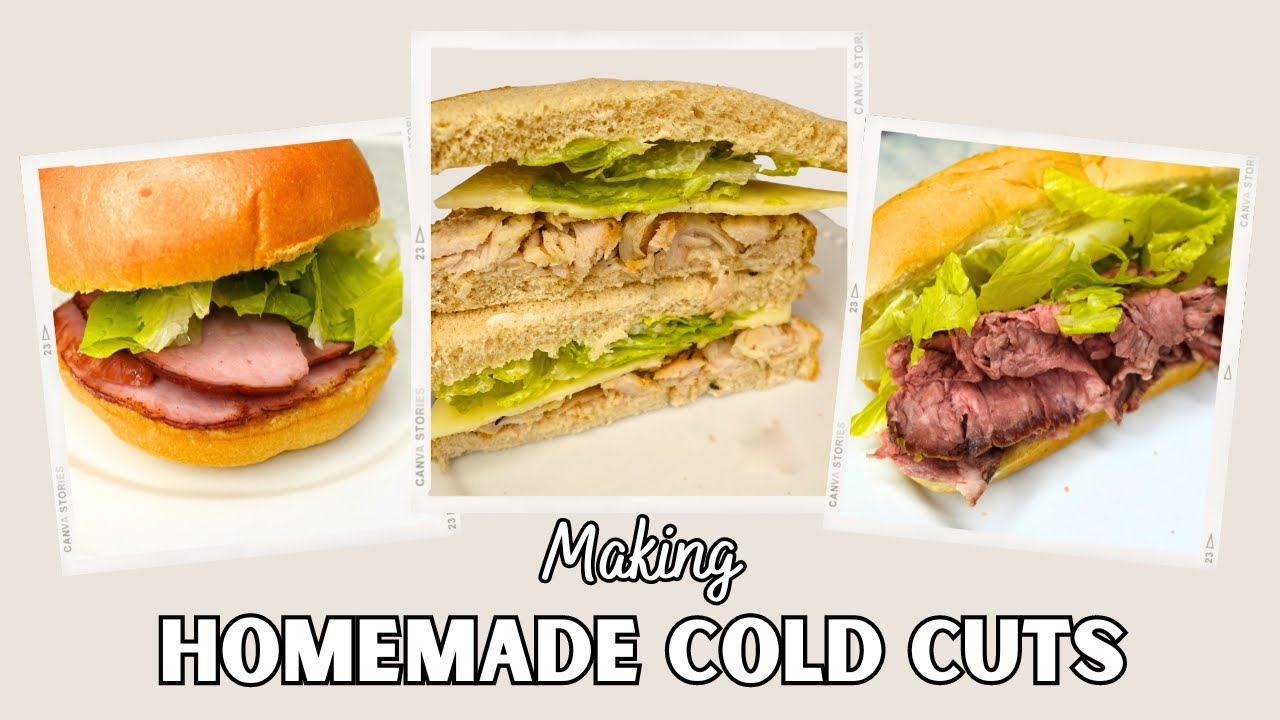 Making Homemade Cold Cuts | DIY Lunch Meat for Back to School! - YouTube