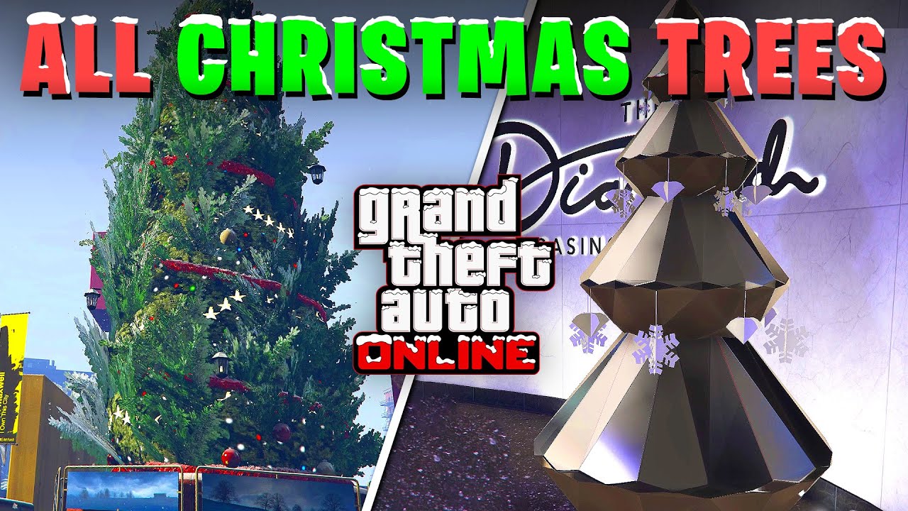 Christmas Trees Locations In GTA Online During Winter Season - YouTube