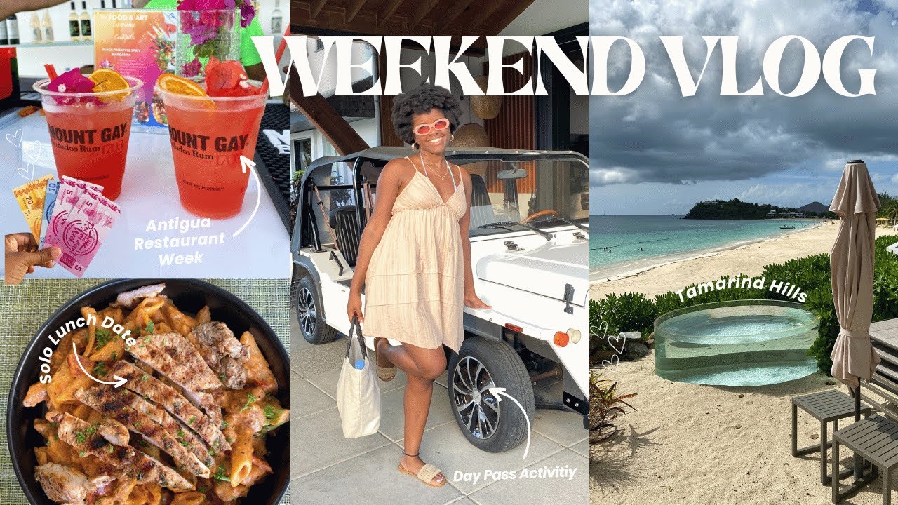 Antigua Restaurant Week Vibes + A Relaxing Wild Tamarind Day Pass - YouTube