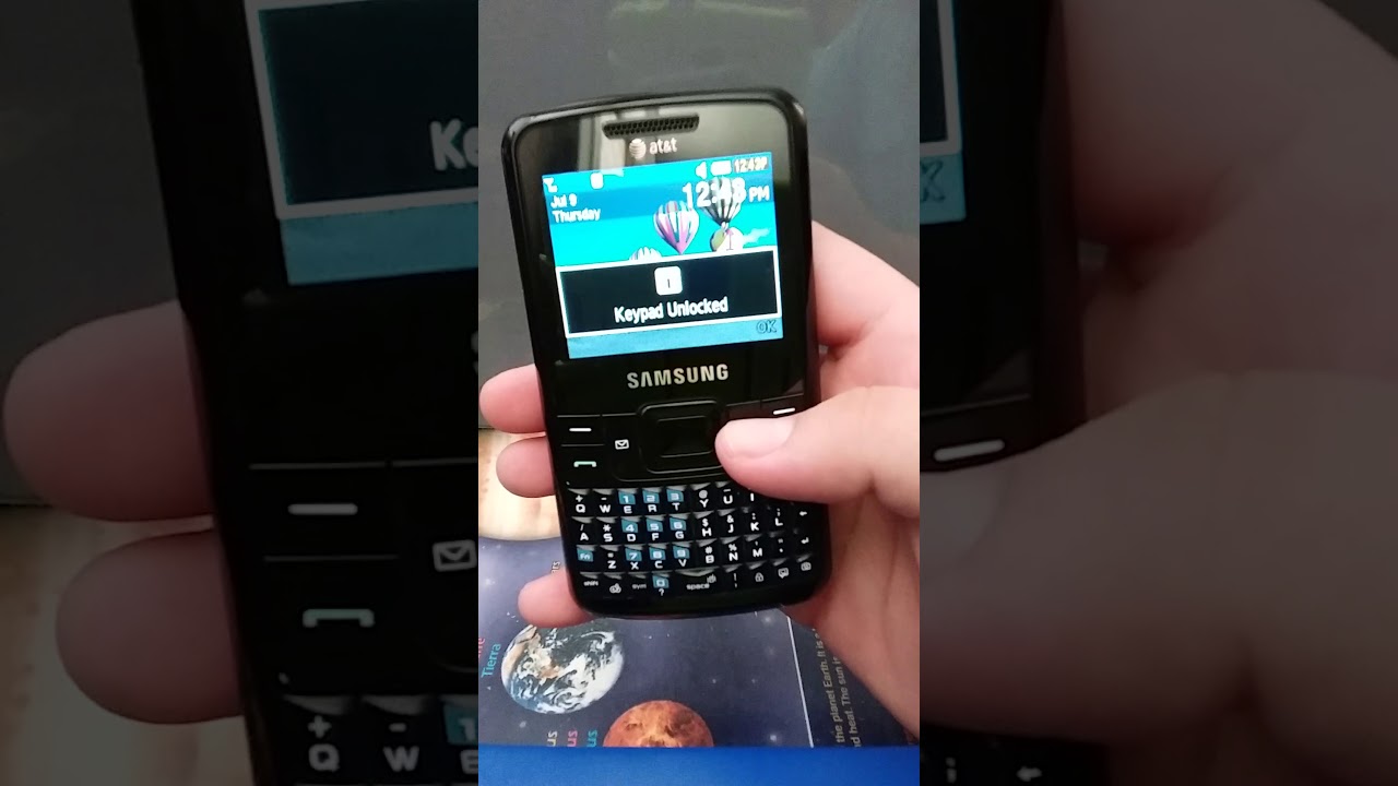 Samsung SGH-A177 dialing - YouTube