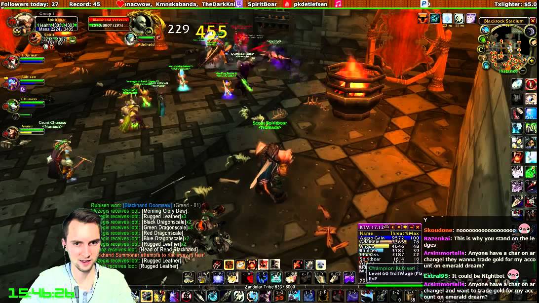 First UBRS run on Valkyrie WoW! - YouTube