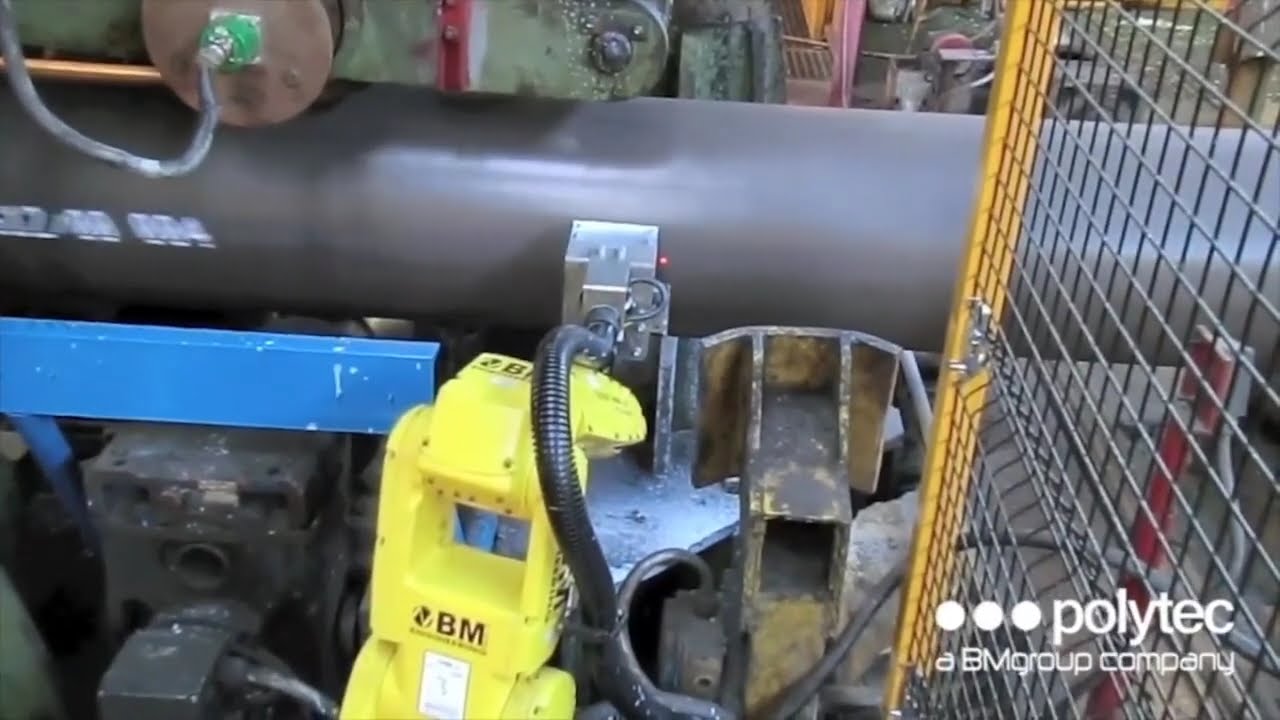 18 - PolyMARK T: Robotic cell for pipe marking. - YouTube
