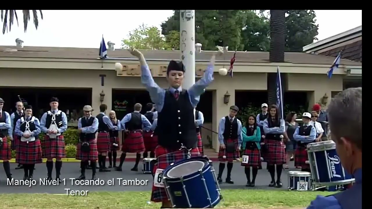 Manejos Nivel 1 - Tambor Tenor - YouTube