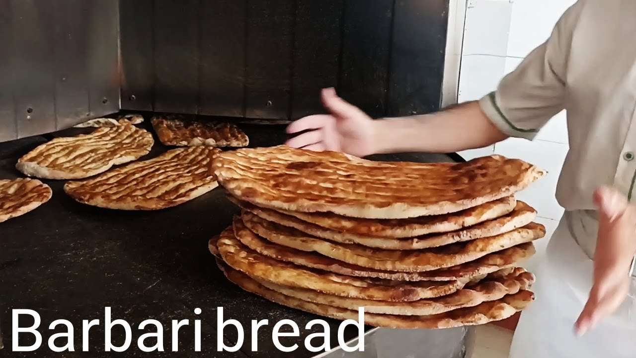 How to bake bread? Barbari bread / Original bread of Iran - YouTube