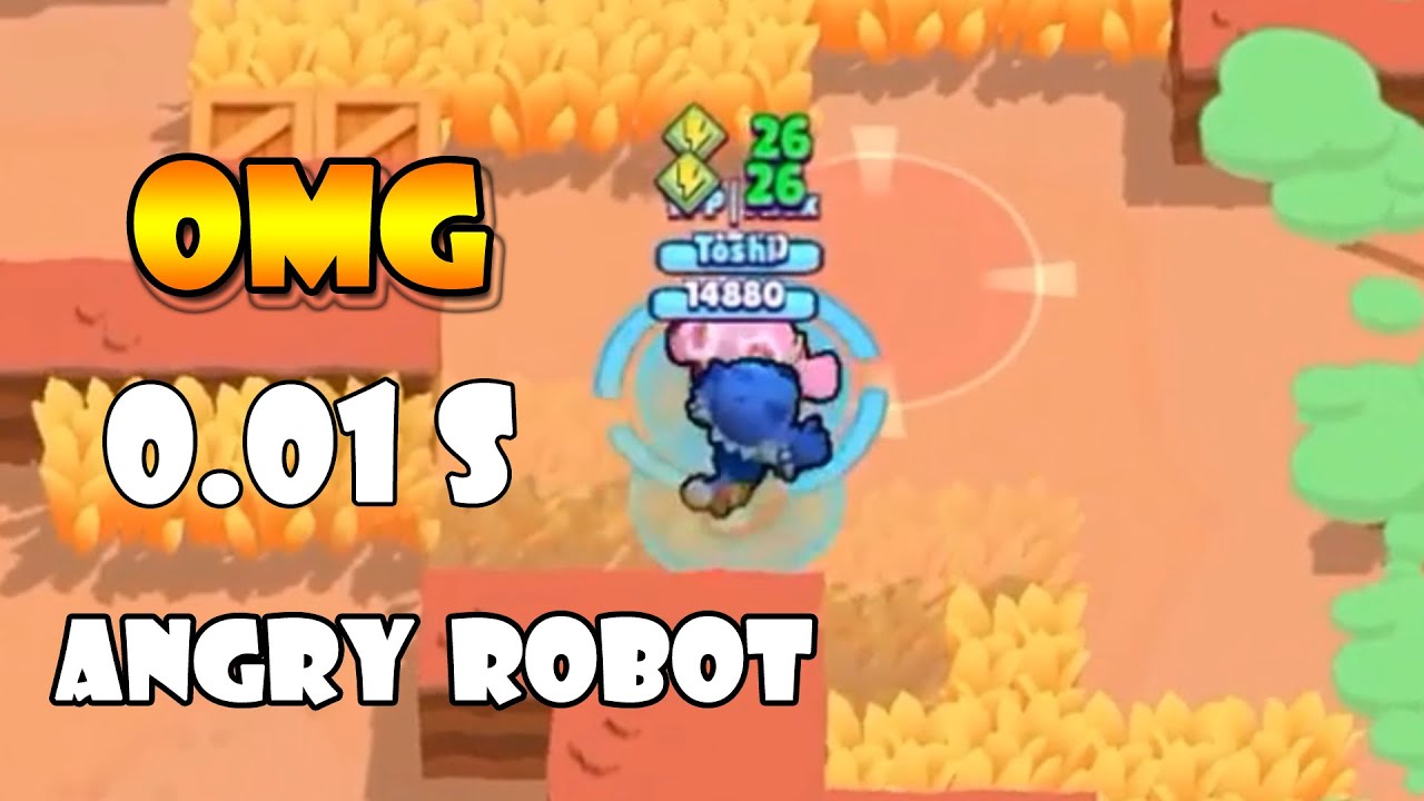 OMG Kill ANGRY ROBOT in 001s - Brawl Stars Funny Moments & Fails & Win ...