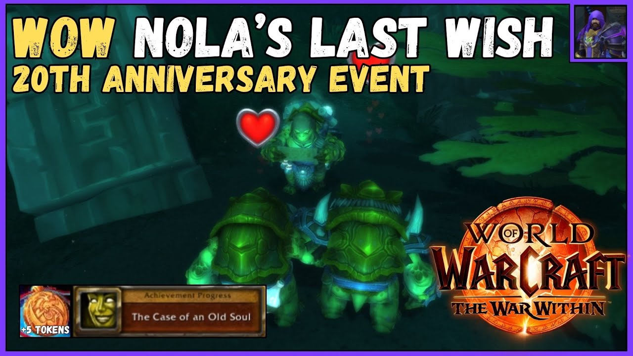 Wow Nola's Last Wish - 20th Anniversary Event - YouTube