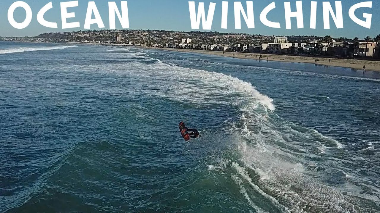 WINCH SURFING / WAKEBOARDING - YouTube