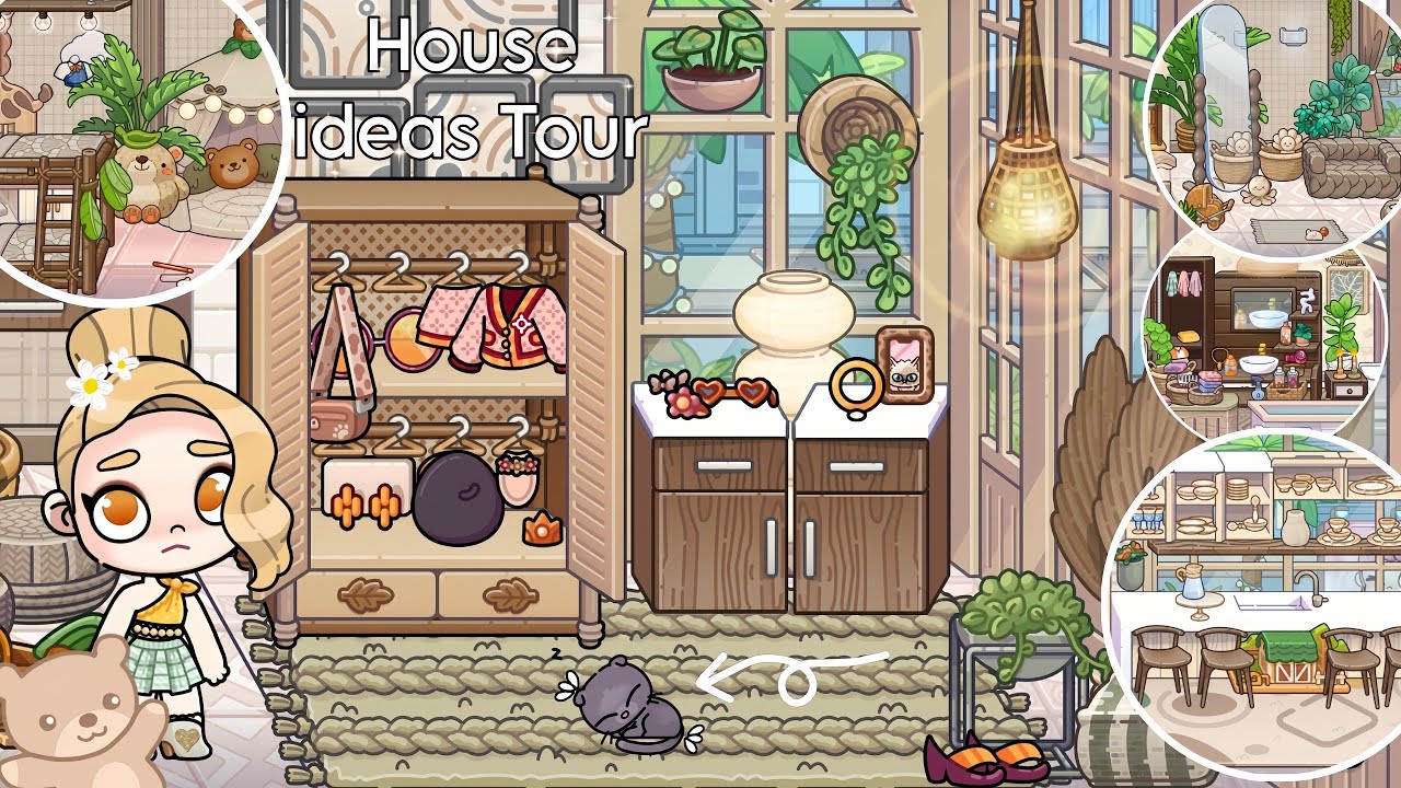 AESTHETIC HOUSE IDEAS for 5 family | AVATAR WORLD [HOUSE DESIGN] ♡ NEW ...