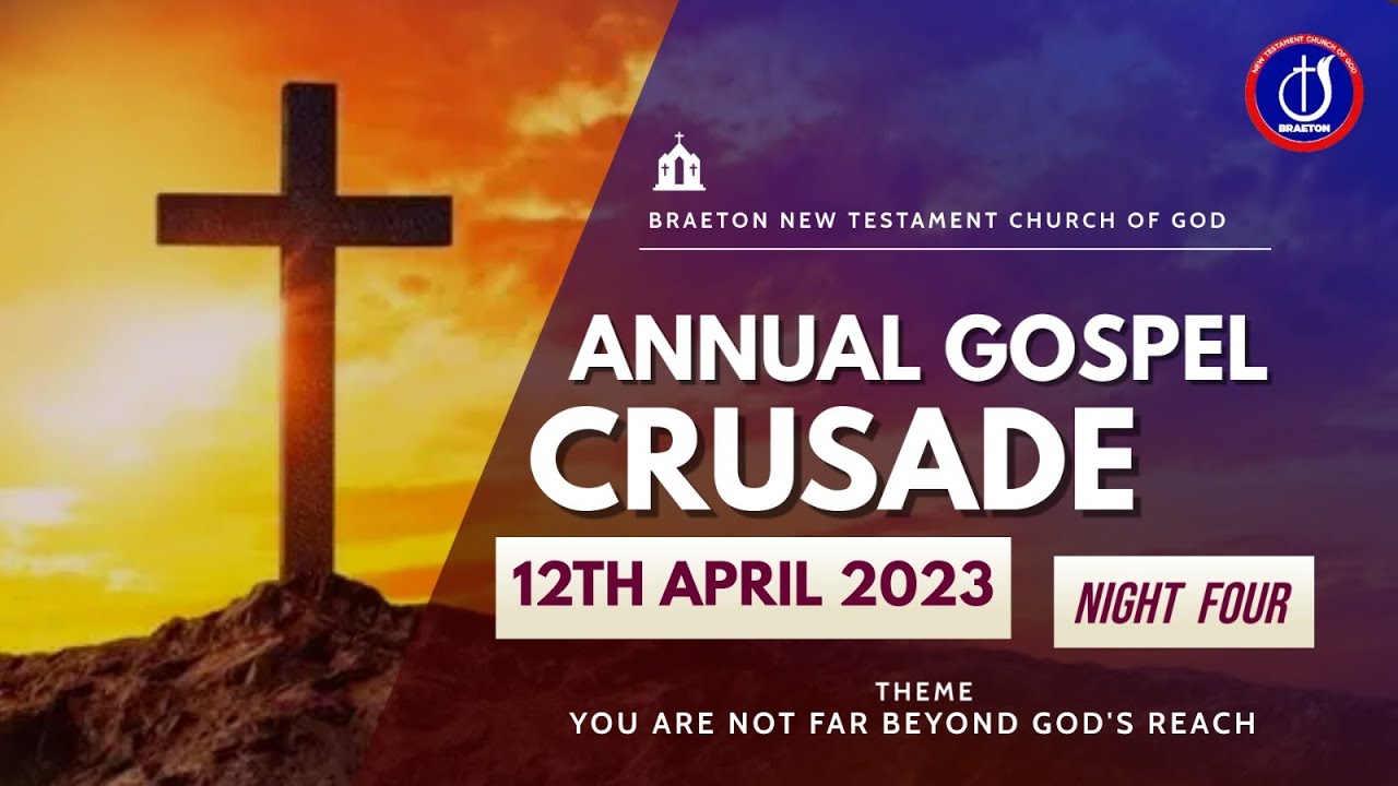 You Are Not Too Far Beyond His Reach | Braeton NTCOG Crusade Night 4 ...