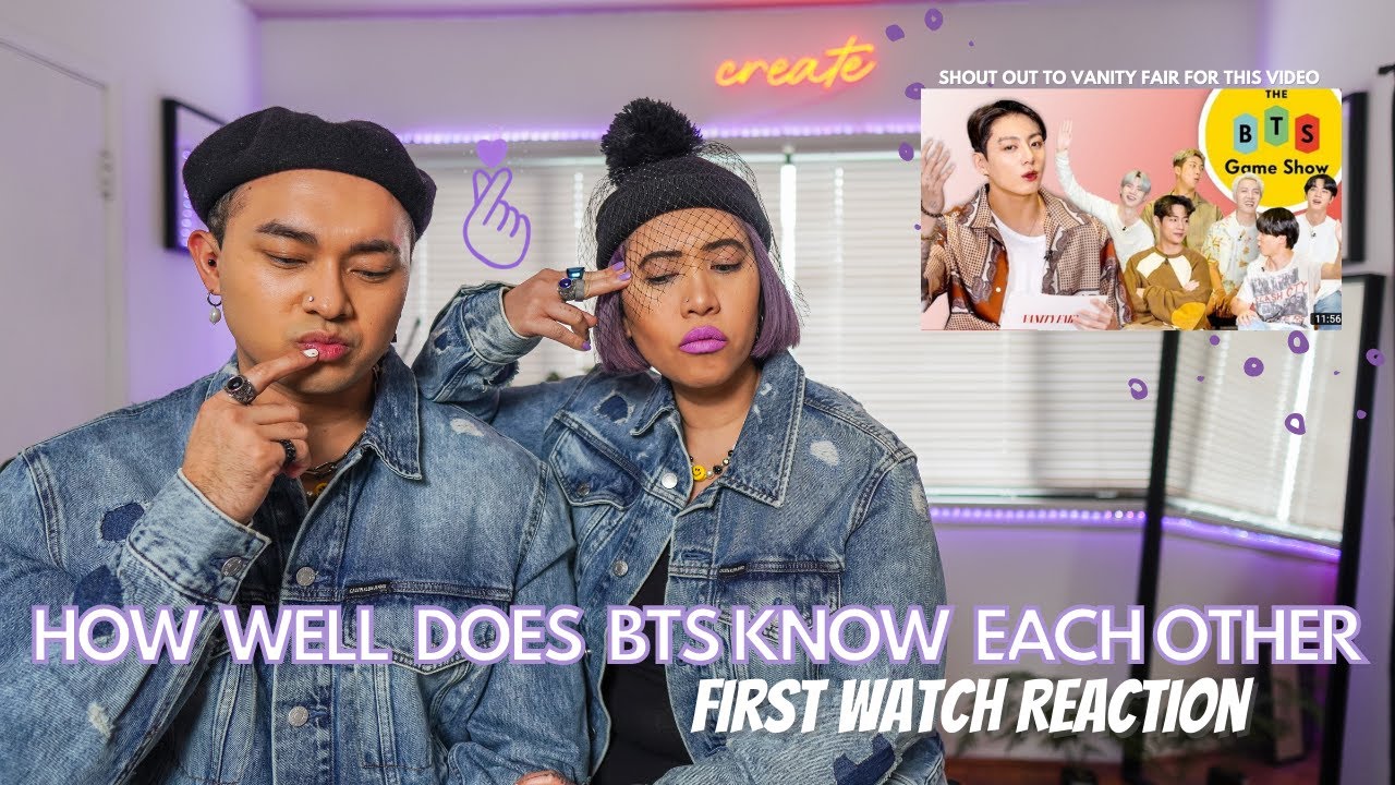 Couple First Time Watch Reaction to BTS Game Show | How Well Does BTS ...
