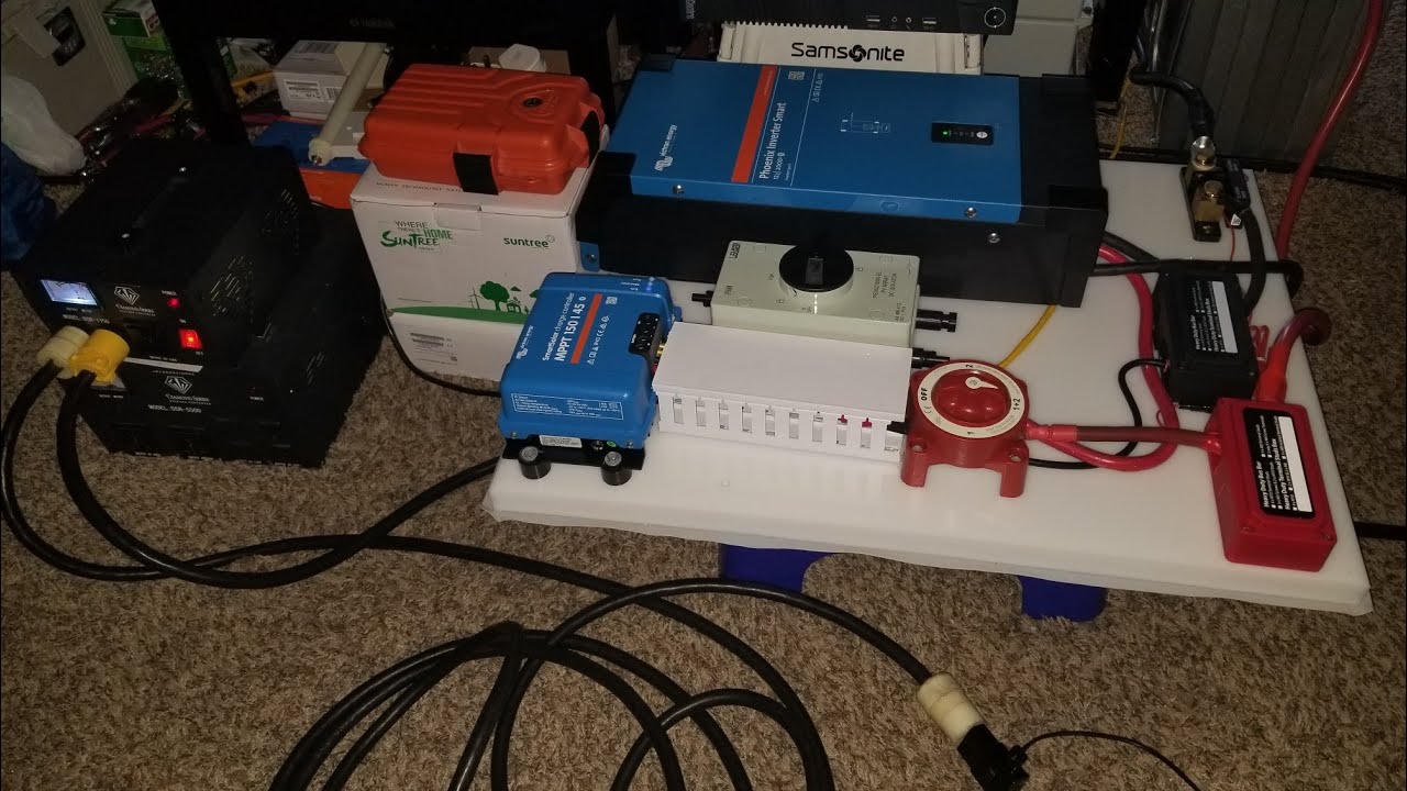 OFF-GRID-SOLAR BATTERY BANK, VICTRON ENERGY PHOENIX INVERTER SMART ...