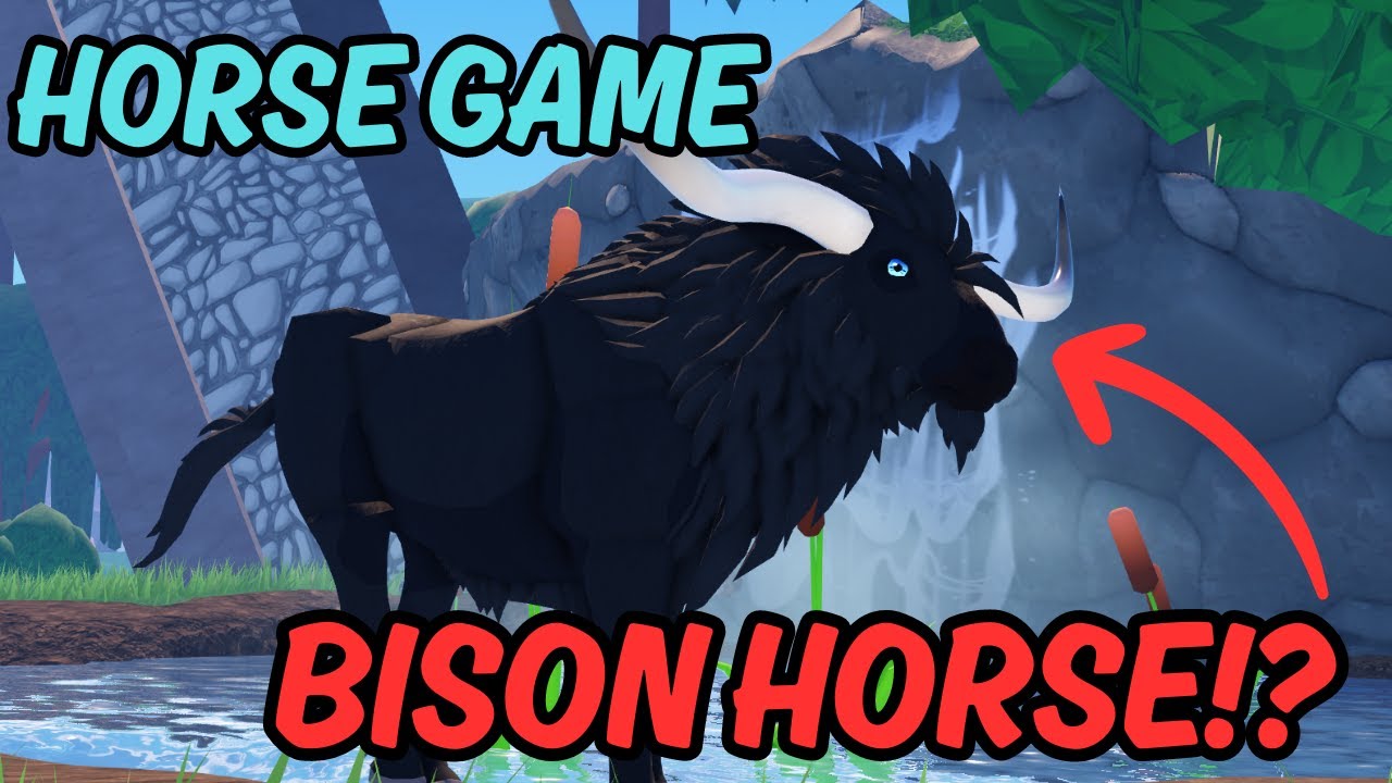 NEW Roblox Horse Game! BISON HORSE And Upcoming Features | Horse Life ...