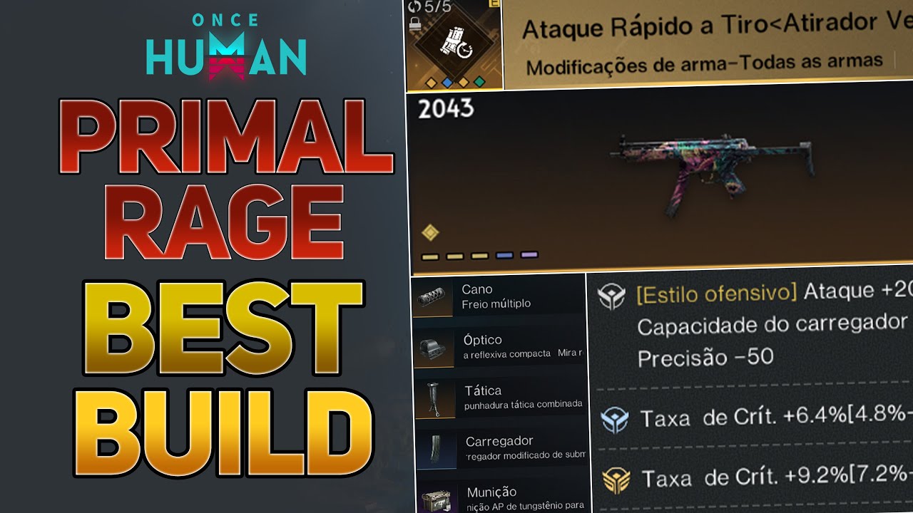 BEST CRIT PVE BUILD - ONCE HUMAN (PRIMAL RAGE) - YouTube