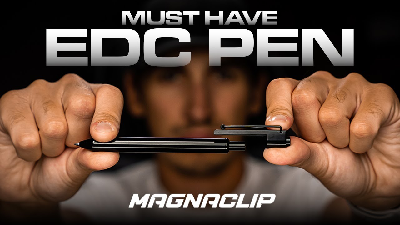 Never Lose Your Pen Again: Magnaclip Quick Release Pen Clip - YouTube