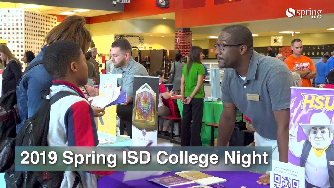 Spring ISD College Night 2019 - YouTube