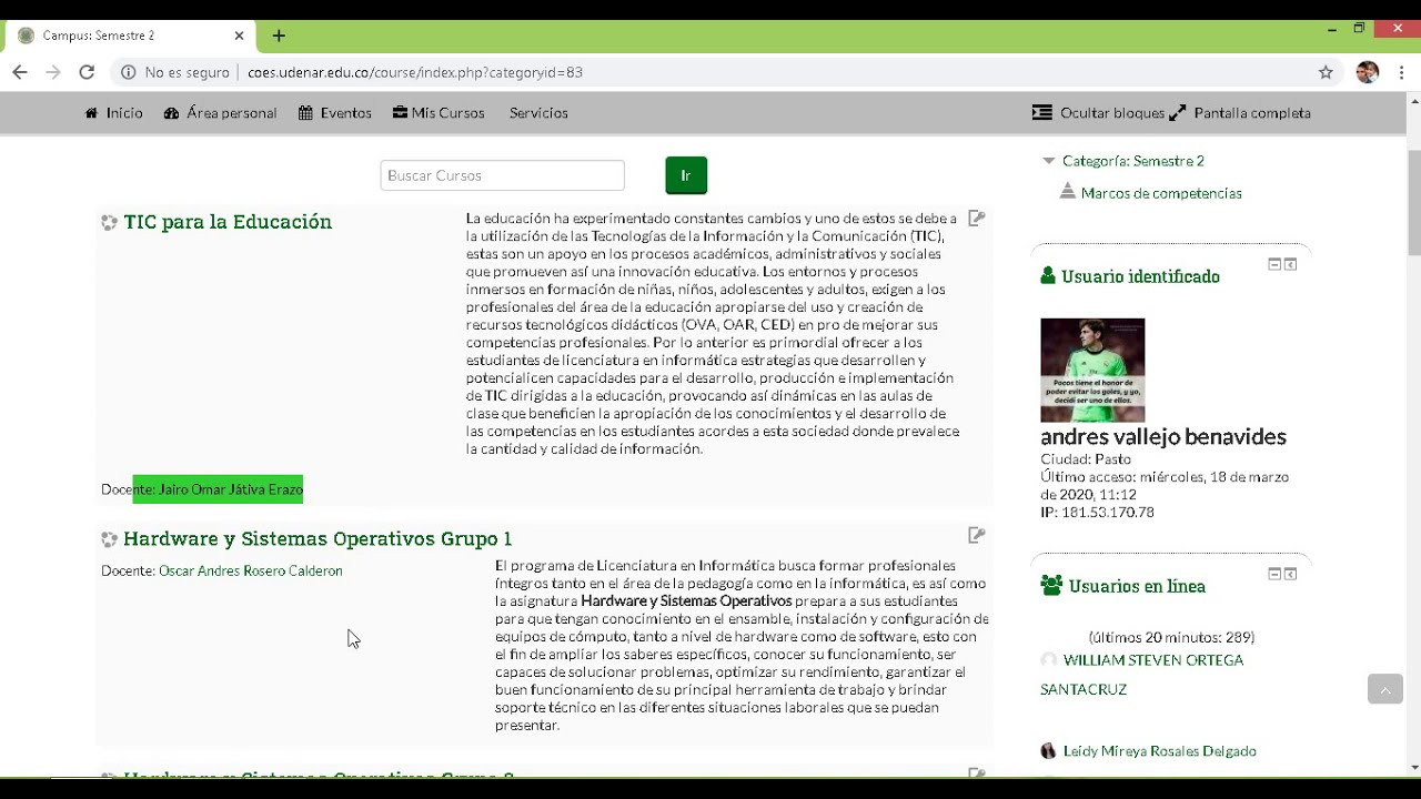 ¿Cómo me matriculo a un curso? - YouTube